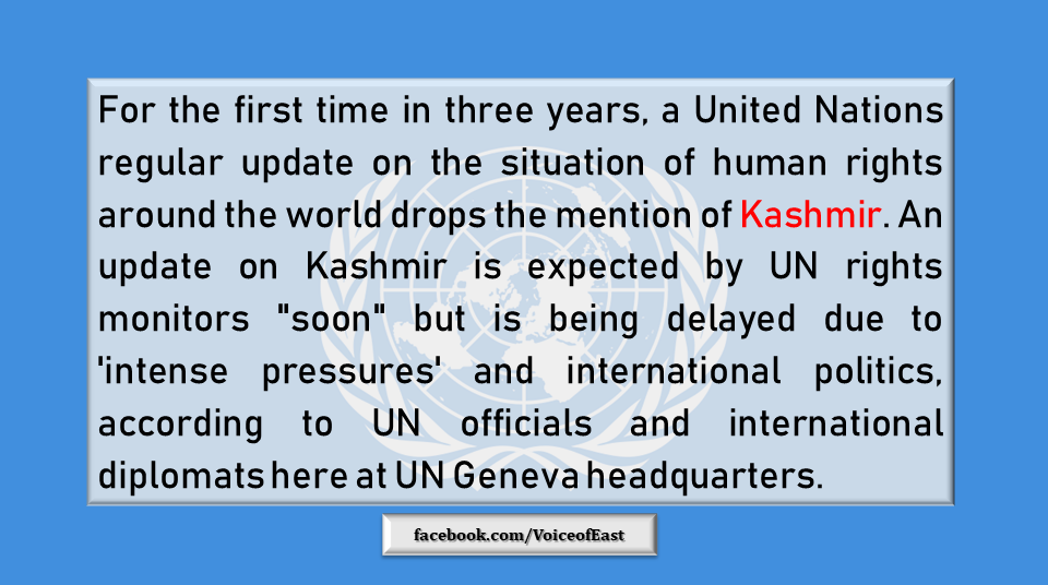 Top UN Rights Official Drops Kashmir in Global Report, Sparking Concern ...