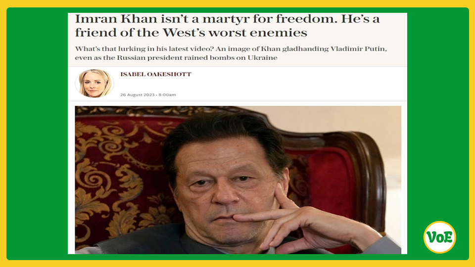 Top UK Journalist Isabel Oakeshott Gloated Over The US’ Role In Imran ...