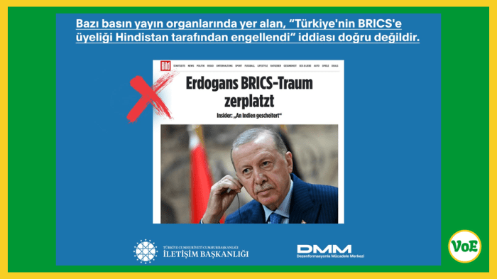 Turkiye Debunked Bild’s Fake News About India Reportedly Vetoing Its ...